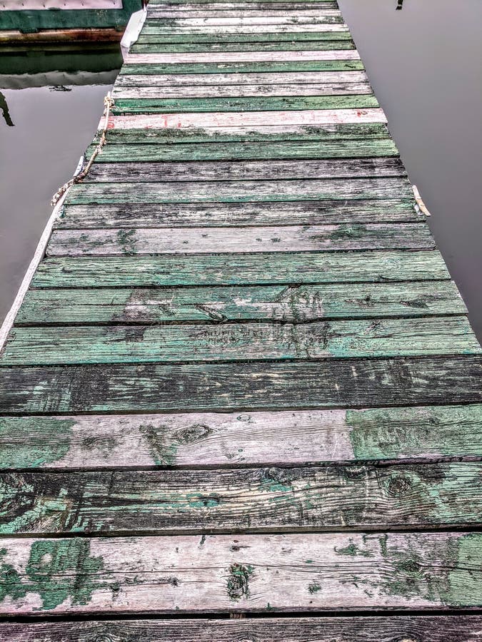 Dock and Boardwalk at the CiÃ©nega De Santa Clara, Mexico Stock Image ...