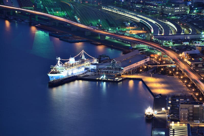 Dock of Hakodate stock image. Image of dock, ship, industrial - 32014111