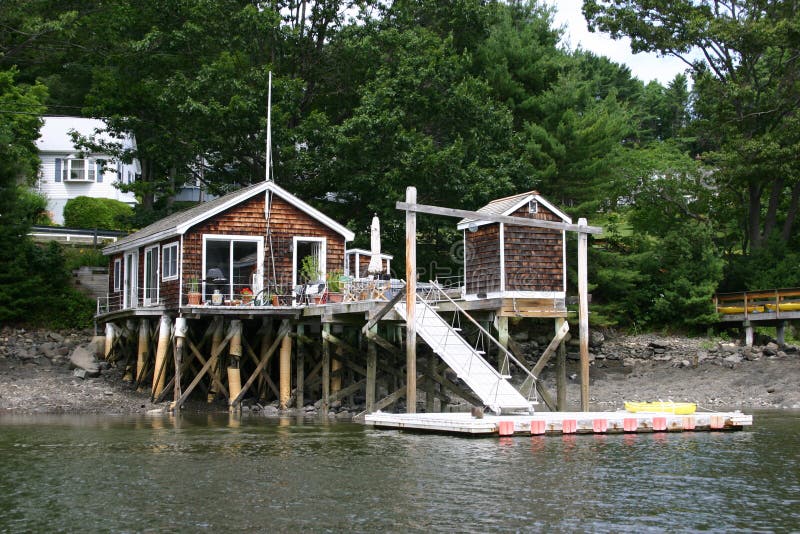 The Dock House stock image. Image of beach, island, boats - 9146951
