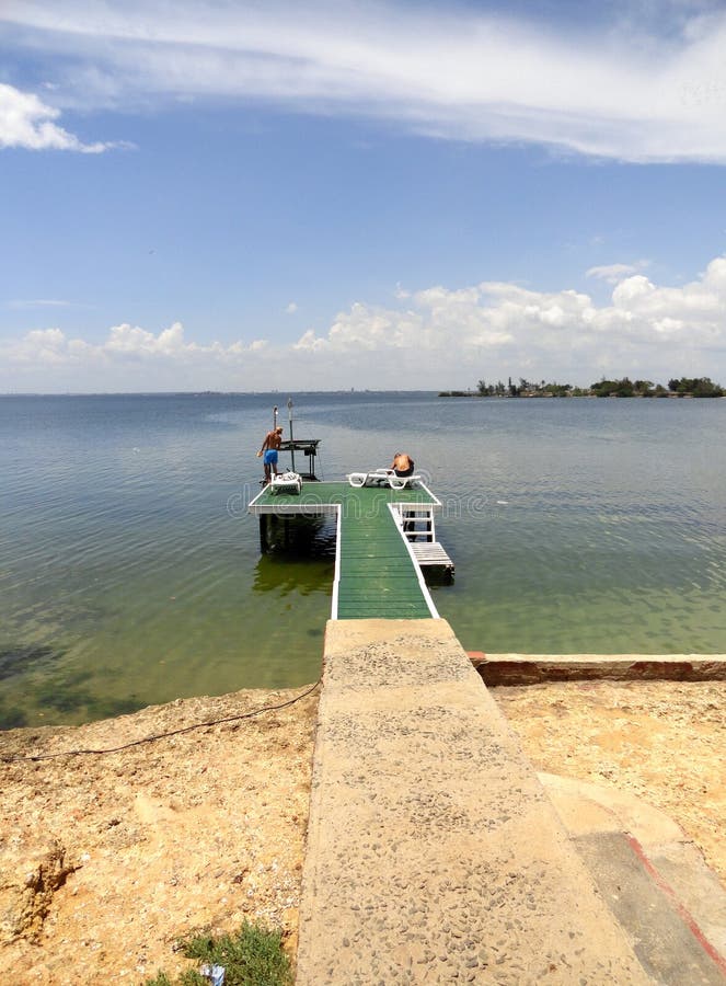 Dock and key stock image. Image of jungle, escambray - 42960311