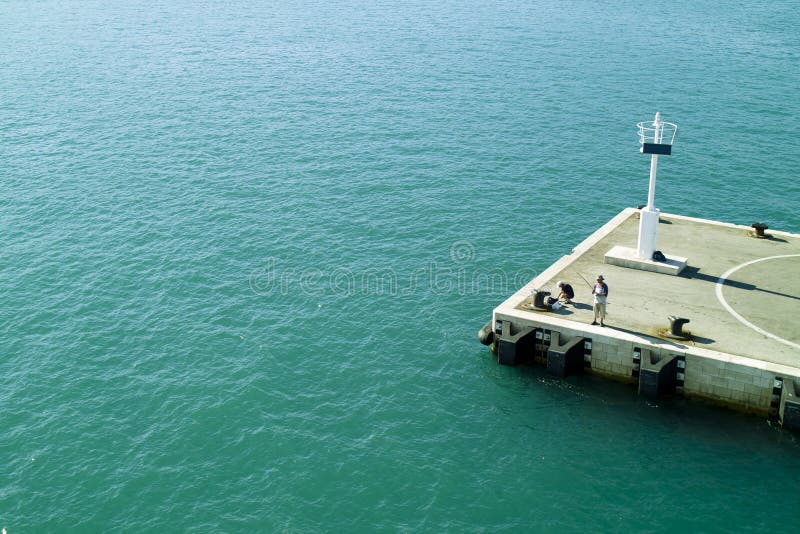 Dock and lighthouse stock photo. Image of harbor, outdoors - 25840310