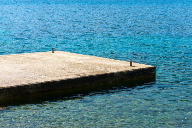 Dock Mediterranean Beach stock photo. Image of shore - 21972622
