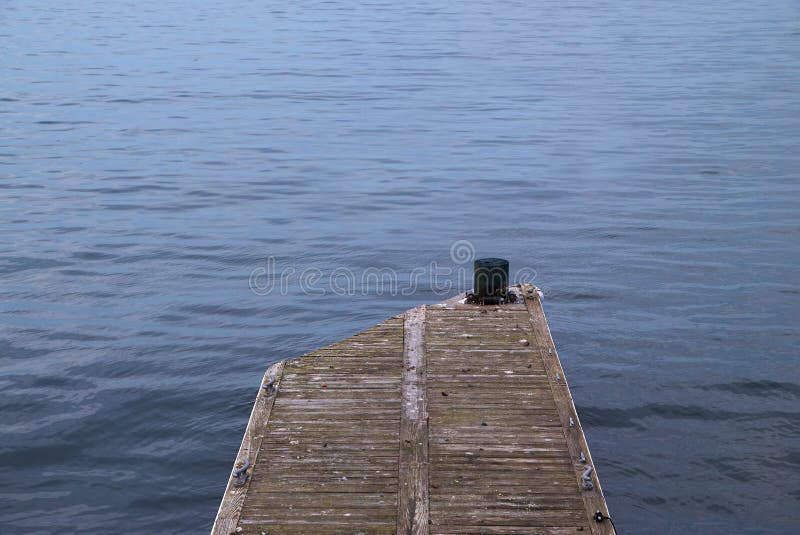 Dock and Ocean stock photo. Image of bird, wooden, planks - 58402390