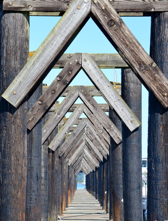 Dock Pilings stock image. Image of dock, weathered, pilings - 26549755