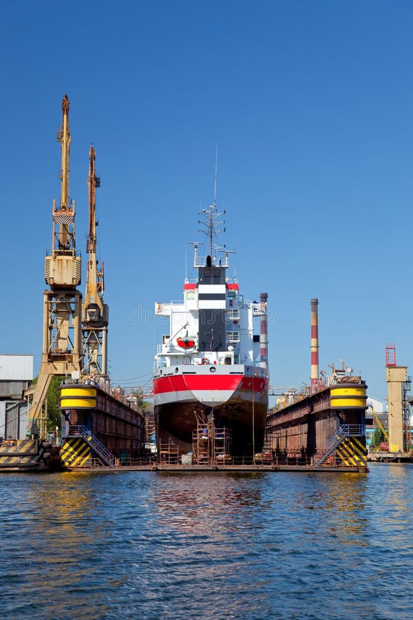 On the Dock at the Shipyard Stock Photo - Image of harbour, hull: 27296890