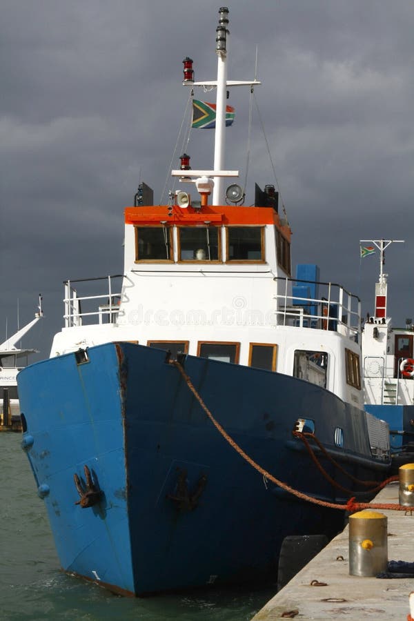 Docked Ship stock image. Image of docked, dock, blue - 10734735