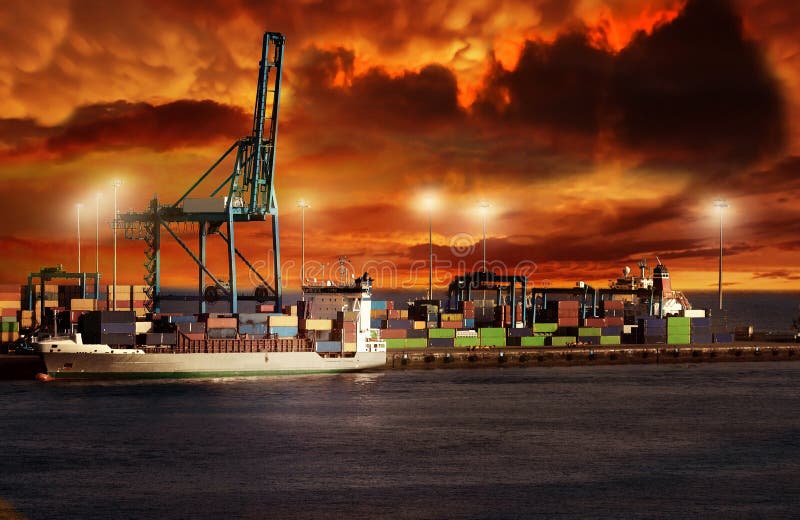 Docking stock photo. Image of orange, transport, docks - 21638078