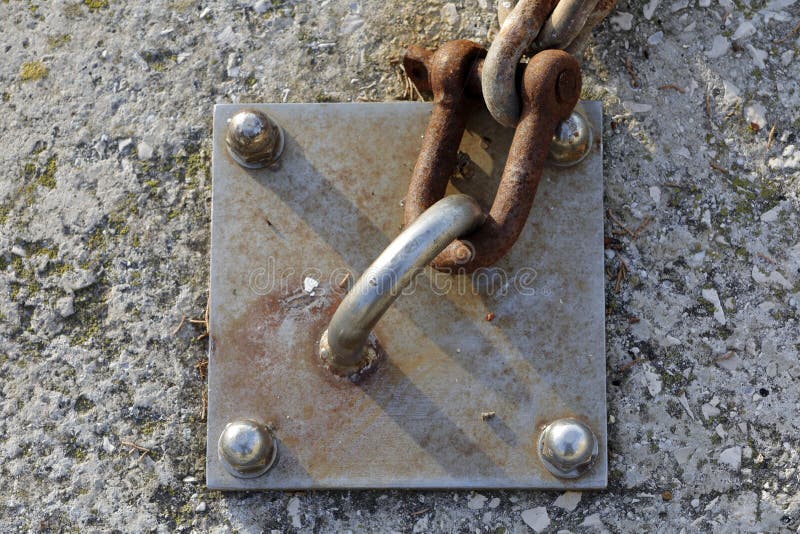 Docking - metal ring stock image. Image of docking, nautical - 92979905