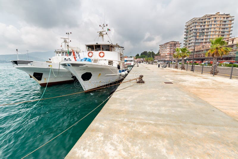 Docking at the port stock photo. Image of water, view - 56513520