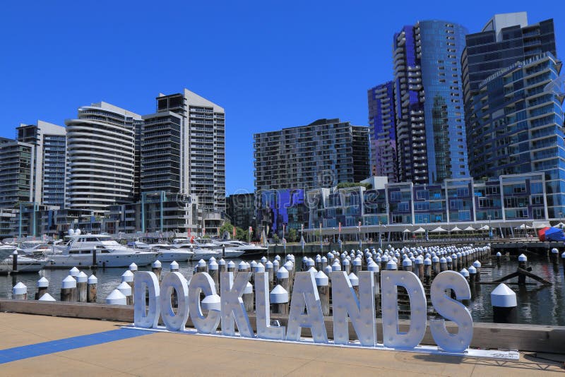 Melbourne Docklands, Australia Stock Image - Image of travel, ocean ...