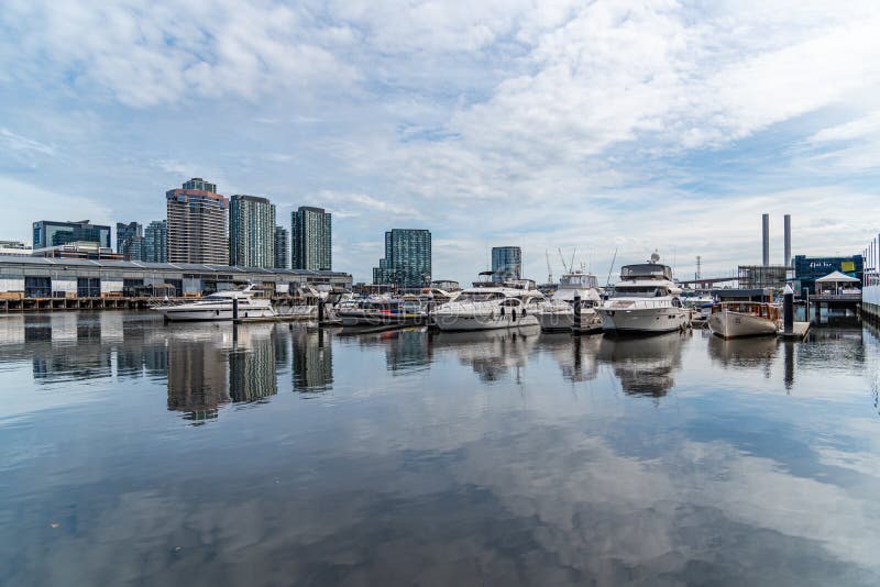 Docklands is a Modern Harbour Development Dominated by High-rises and ...