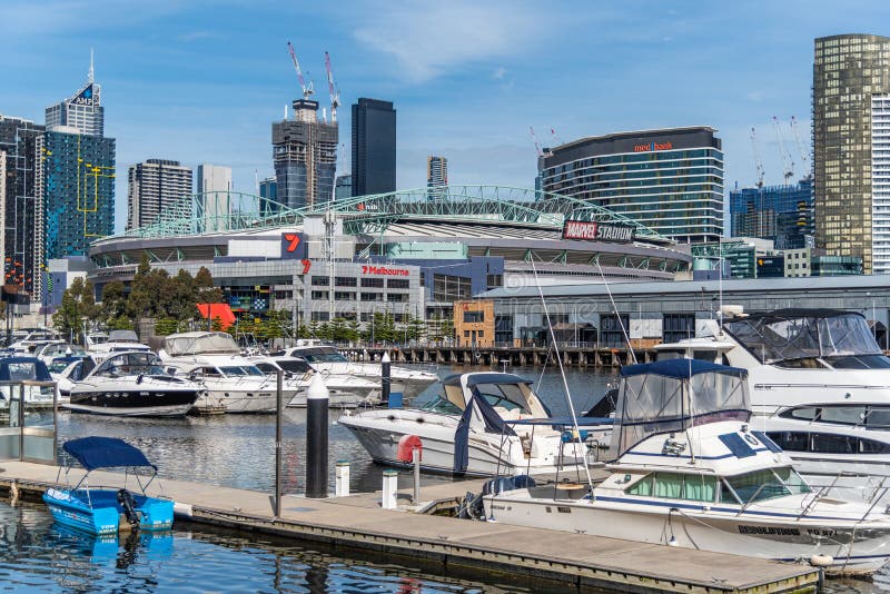 Docklands is a Modern Harbour Development Dominated by High-rises and ...