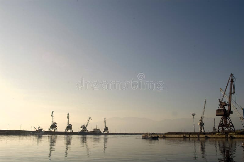 Dockyard and port stock image. Image of harbor, dockyard - 1793335