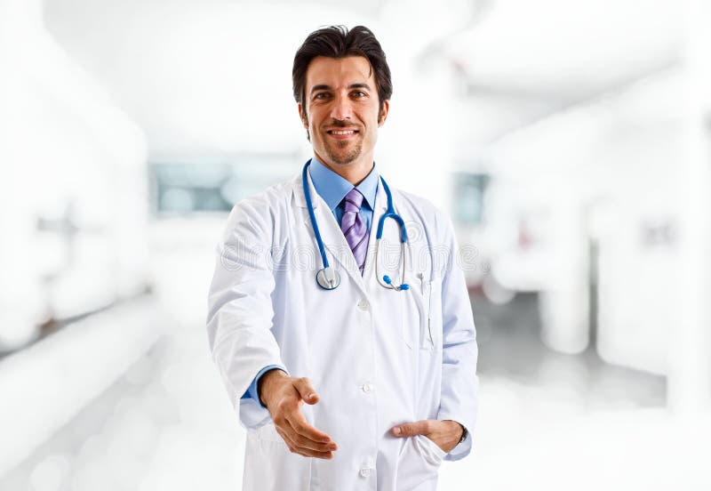 Docteur image stock. Image du docteur, fond, sourire - 21128827