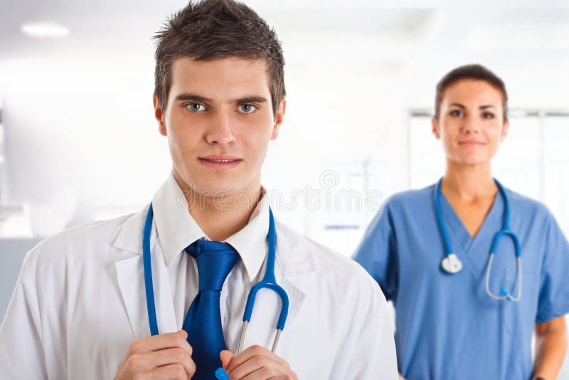 Docteur beau image stock. Image du médical, fond, personne - 22207195