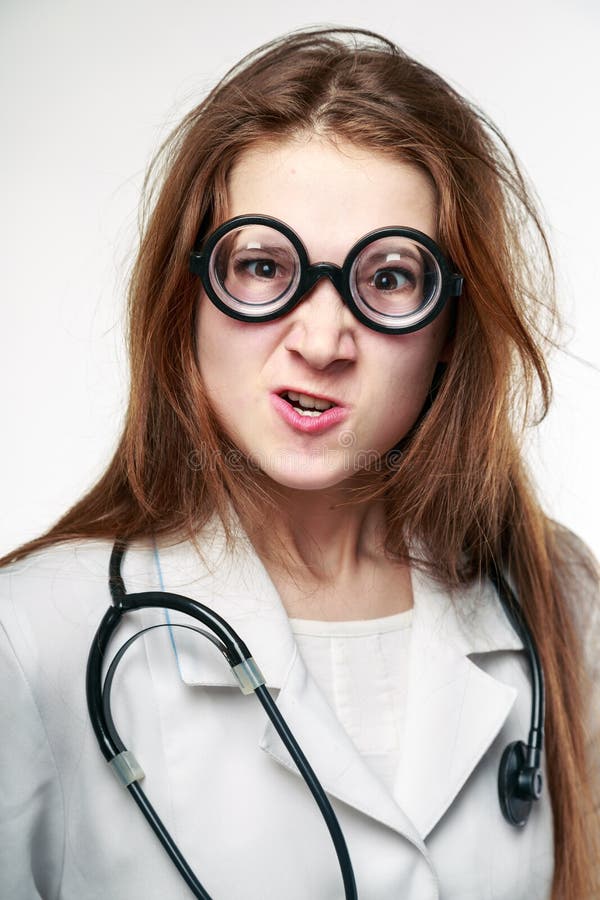 Docteur Drôle Avec Le Panneau D'affichage Image stock - Image du beau ...