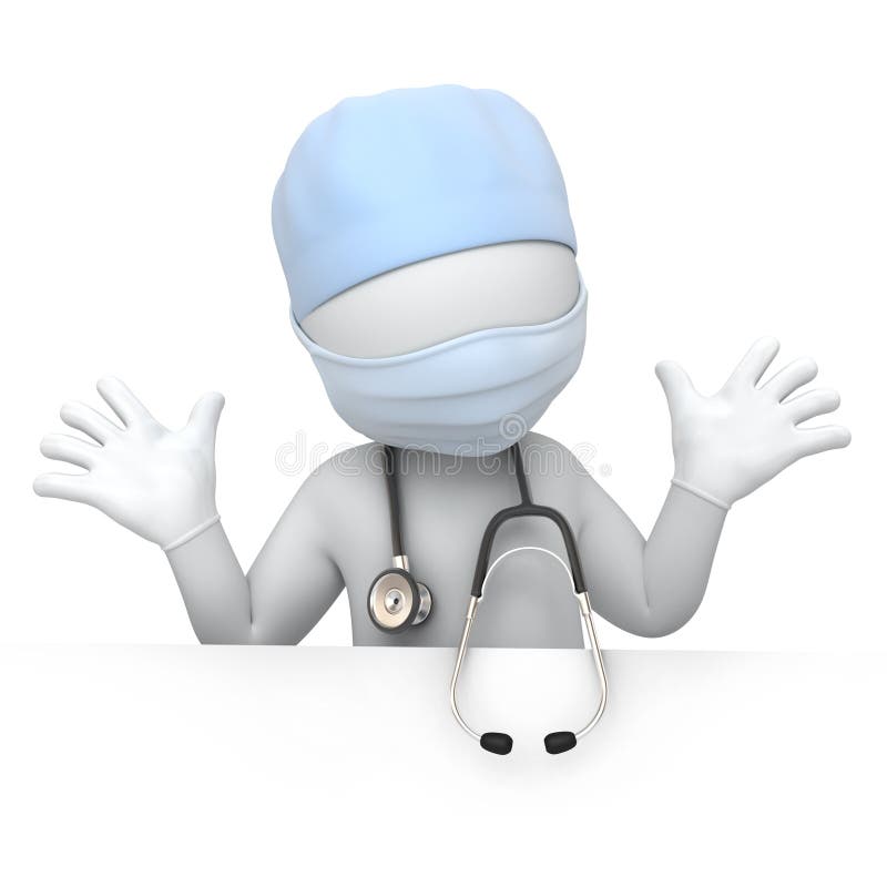 Docteur humoristique illustration stock. Illustration du capuchon ...