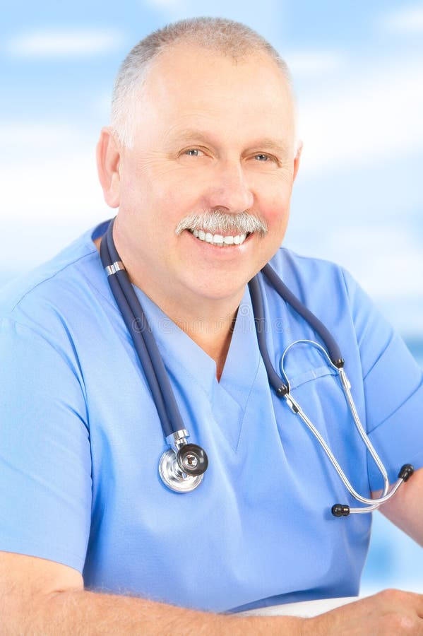 Portrait of Doctor stock image. Image of care, horizontal - 12599719