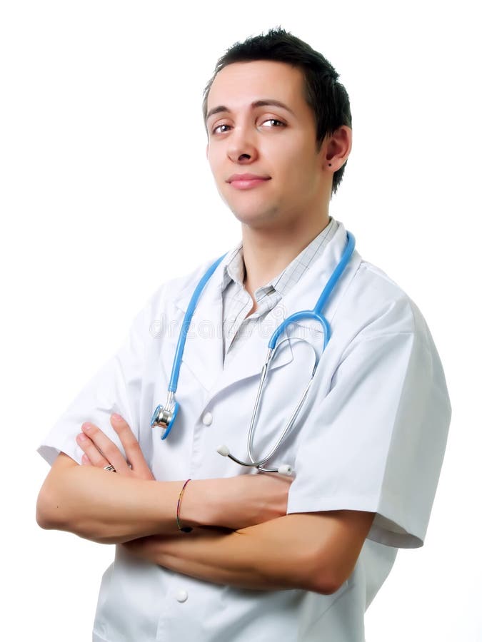Young doctor smiling stock photo. Image of hospital, doctor - 4277000