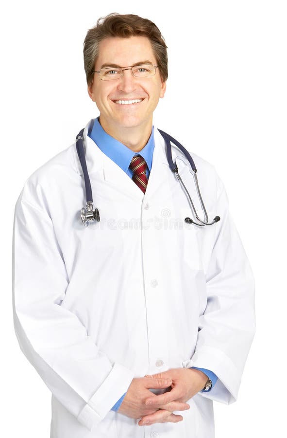 Happy Young Male Doctor Man Smile Handsome Stock Photo - Image of ...