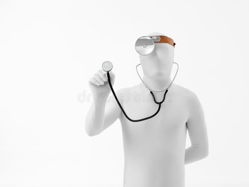 Doctor Anónimo Con El Estetoscopio Foto de archivo - Imagen de médicos ...