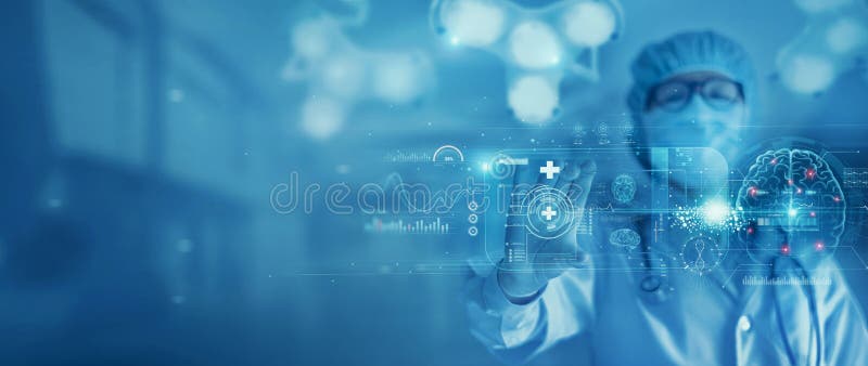 Doctor Analysis and Checking Brain Testing Result of Science and ...