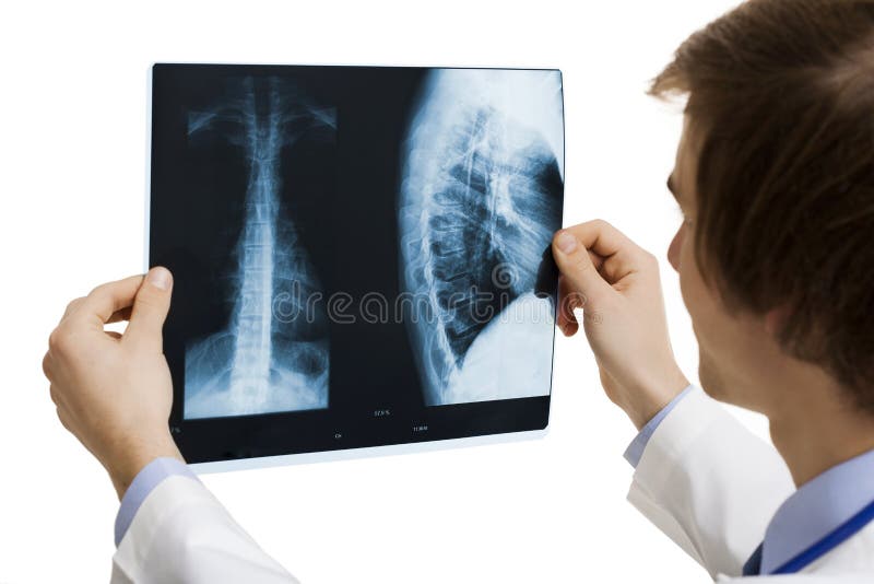 Doctor analyzing a RX stock photo. Image of column, medical - 36228272