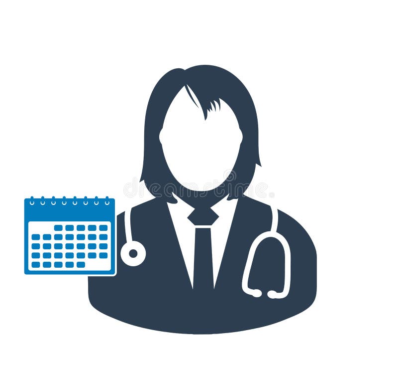 Doctor appointment icon. stock vector. Illustration of graphic - 157283773