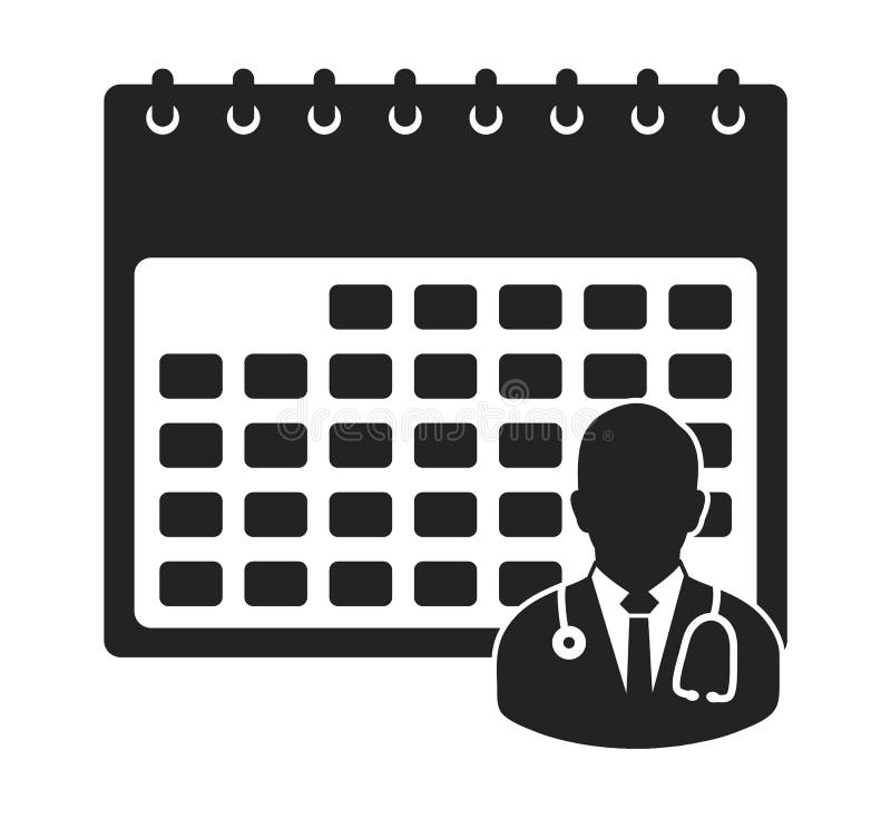 Doctor appointment icon. stock vector. Illustration of graphic - 157283773