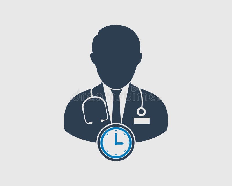 Doctor Appointment Icon stock vector. Illustration of doctor - 126660733