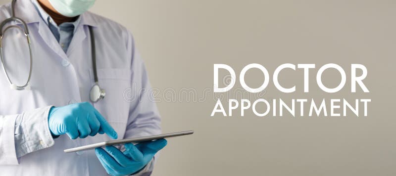 Doctor Appointment Schedule Checkup on Calendar Medicine Doctor Working ...