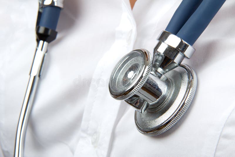 Doctor Arms with Medical Stethoscope Stock Image - Image of female ...