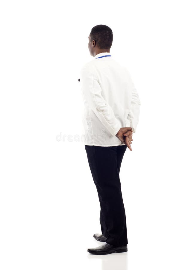 Doctor from the Back stock photo. Image of look, back - 21842476