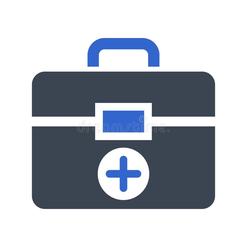 Doctor bag icon stock vector. Illustration of emergency - 178753283