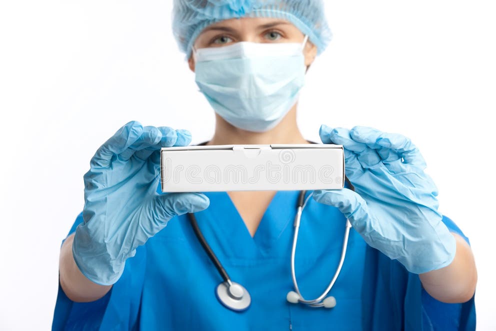 Doctor and box stock image. Image of person, finger, isolate - 11171335