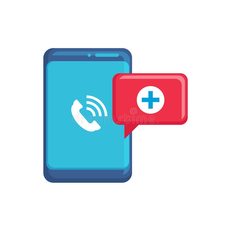 Doctor Call Vector Illustration in Flat Style Design Stock Vector ...