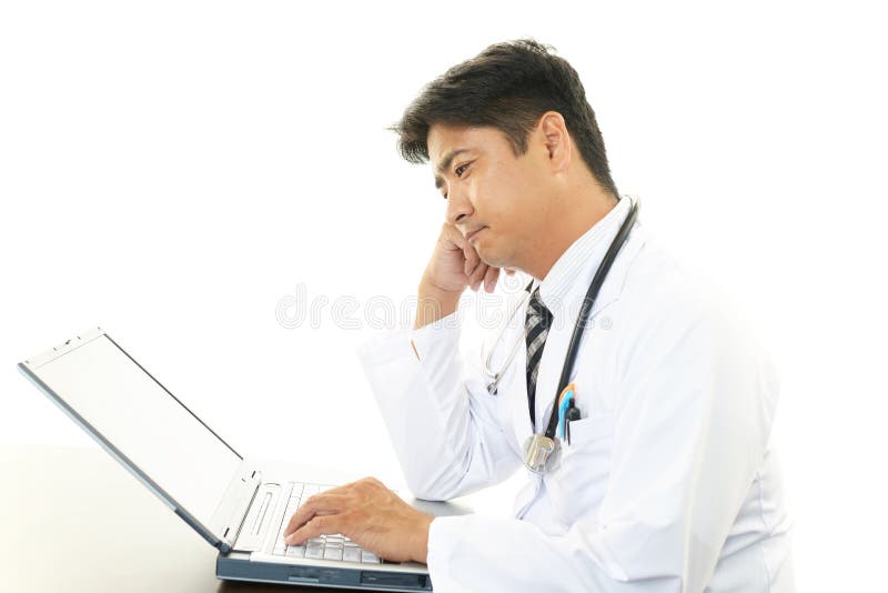 Doctor cansado imagen de archivo. Imagen de negro, pelo - 38102597