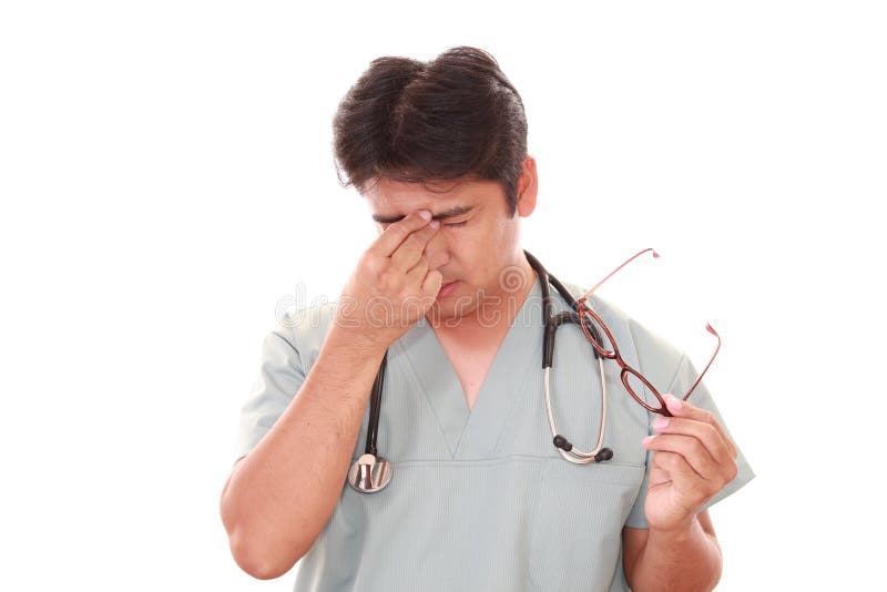 Trabajador cansado imagen de archivo. Imagen de alegre - 40506507