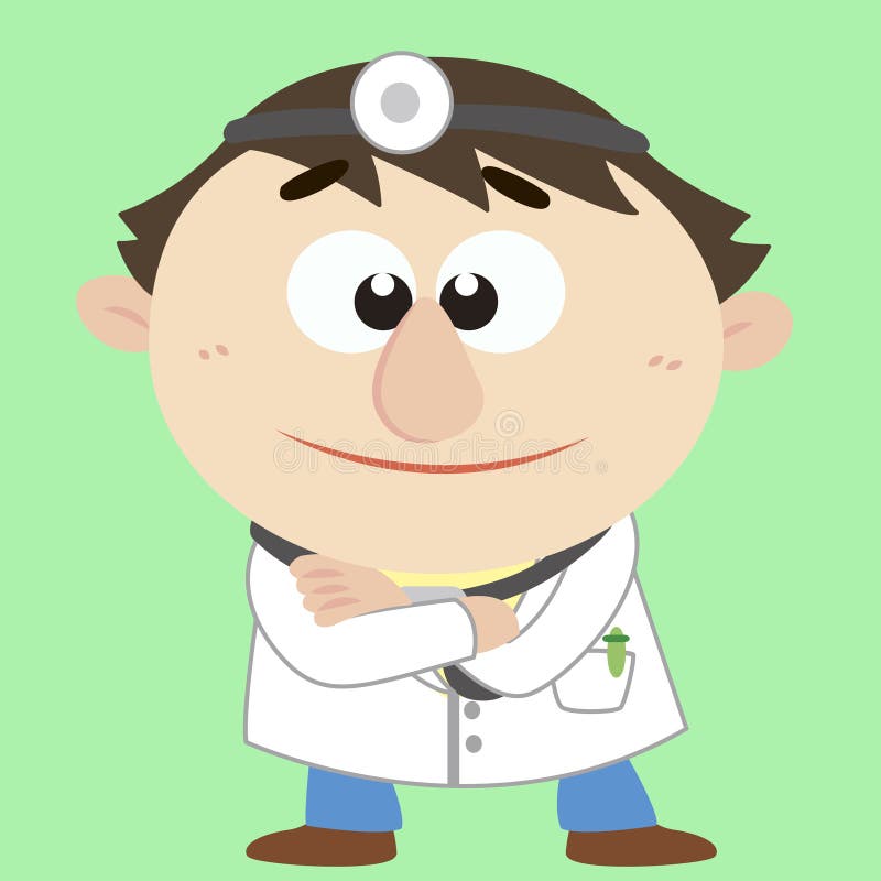 Doctor ,Cartoon Character, Vector Illustration Stock Vector ...
