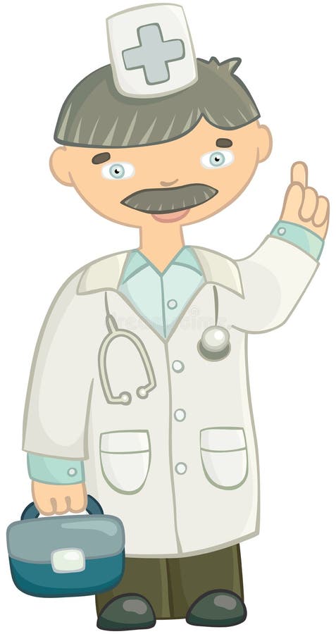 Doctor stock illustration. Illustration of uniform, assist - 42166738