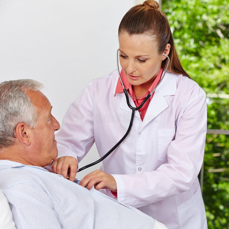 Doctor checking breathing stock image. Image of lung - 29057413