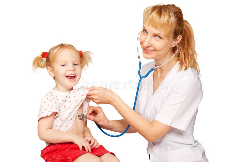 Doctor assessing boy stock photo. Image of career, medicine - 321870