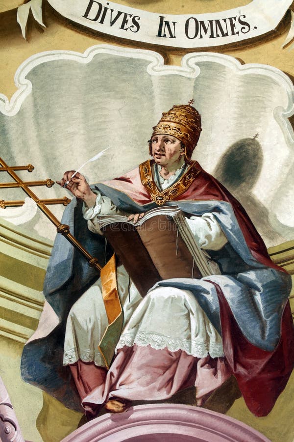 Doctor of the Church stock photo. Image of croatia, fresco - 190576408