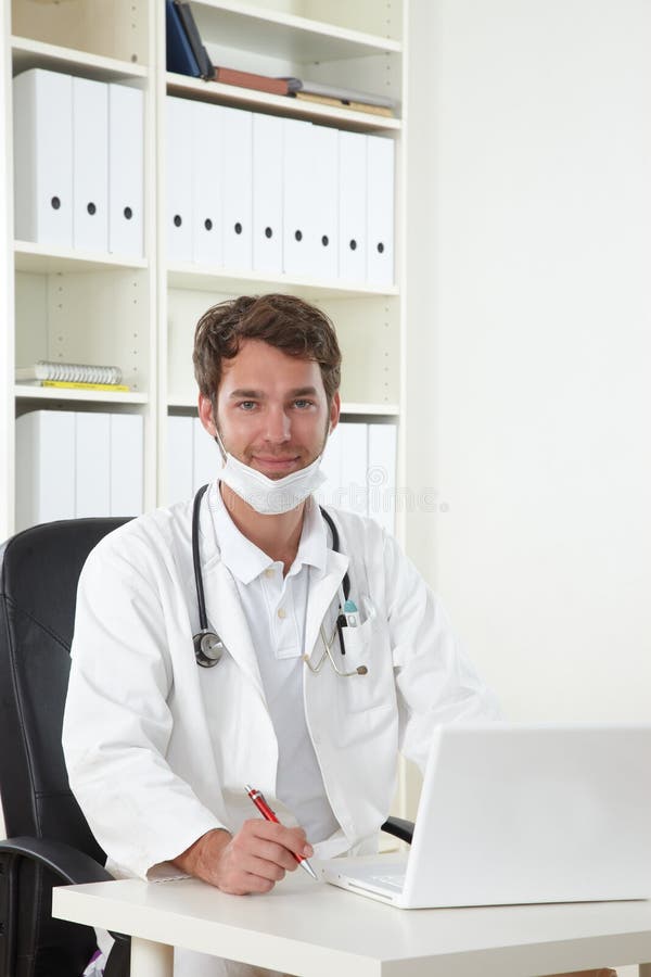 Doctor in clinic stock image. Image of person, hospital - 19300955