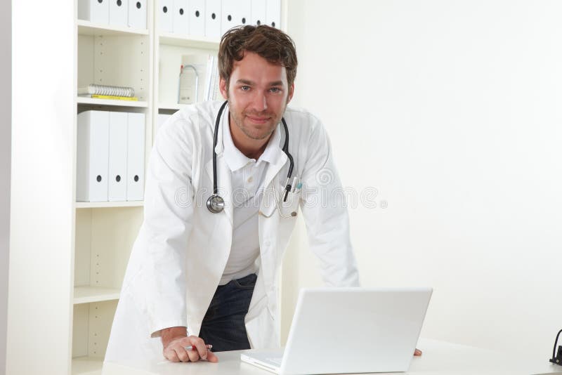 Doctor in clinic stock photo. Image of business, medicine - 19301106
