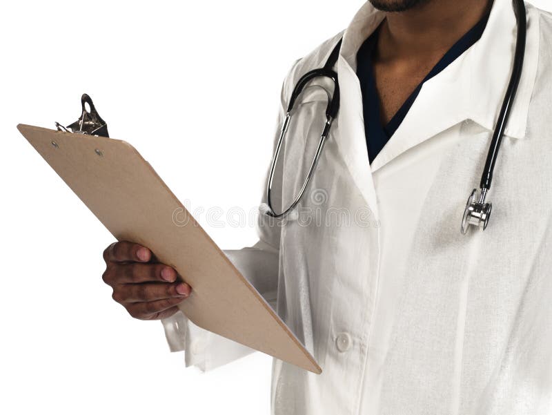 Doctor with clipboard stock photo. Image of smirk, doctor - 28735230