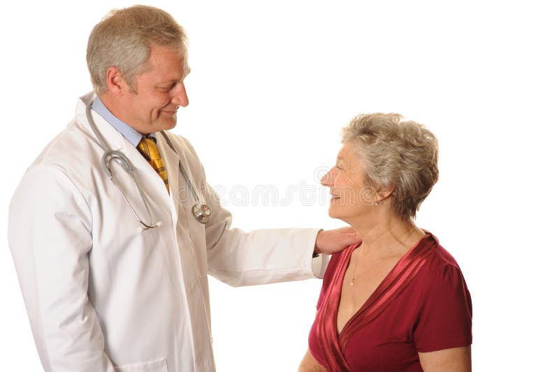 Doctor con el paciente foto de archivo. Imagen de medicina - 19128436