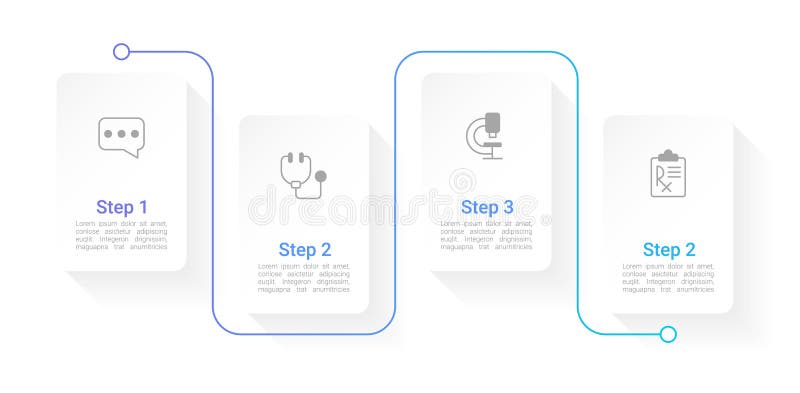 Doctor Consultation Infographic Chart Design Template Stock Vector ...