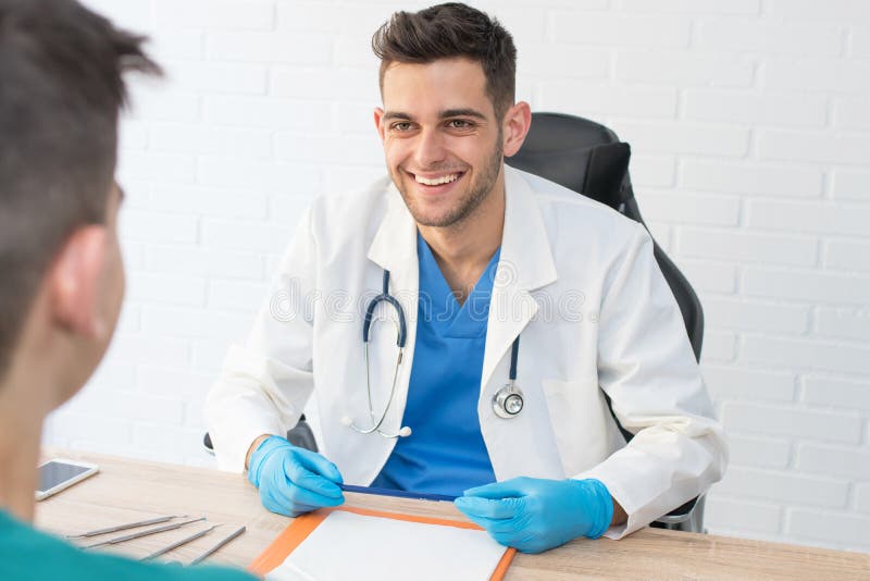 Doctor in Consultation with Patient Stock Image - Image of doctor ...
