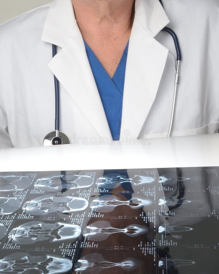 Doctor and CT scan stock image. Image of male, medicine - 49061565